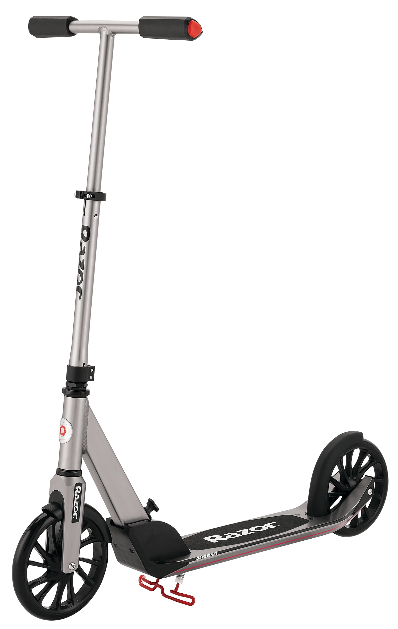 Razor A5 Prime Folding Kick Scooter - Gray, 8" Wheels, Anodized ...