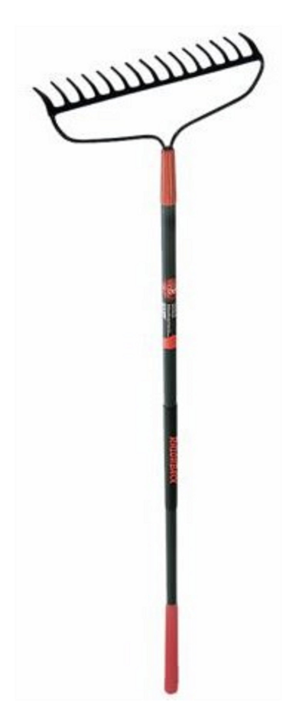 Razor-Back 2853900 Black Fiberglass Handle 15-Tine 60 in. Steel Garden ...