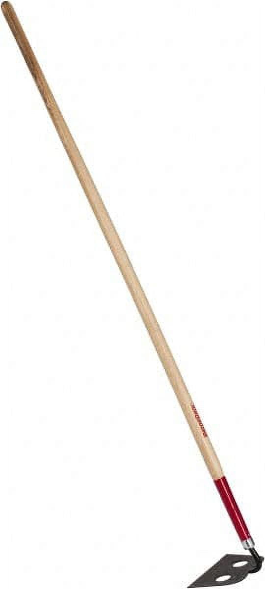 Razor-Back 6" High x 9" Wide Square Steel Hoe 66" Long Wood Straight ...