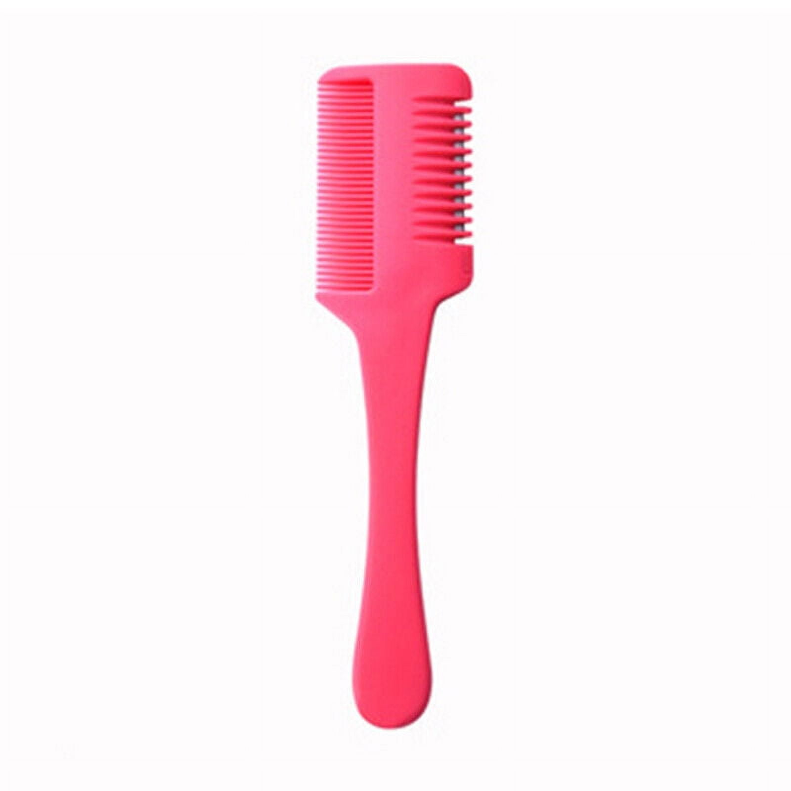 Razor Blade Comb Thinning Brush Hair with Comb Double Side Cut ...