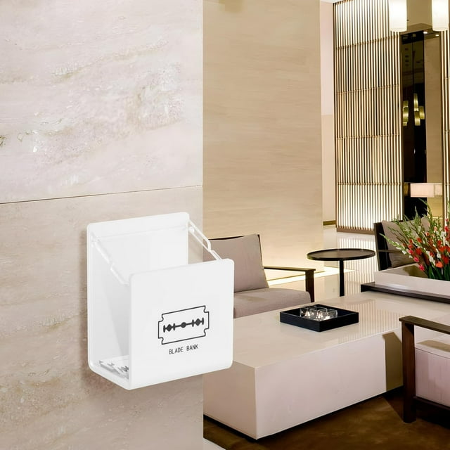 Razor Blade Disposal Container Wall Mount For Safety Razor Blade ...