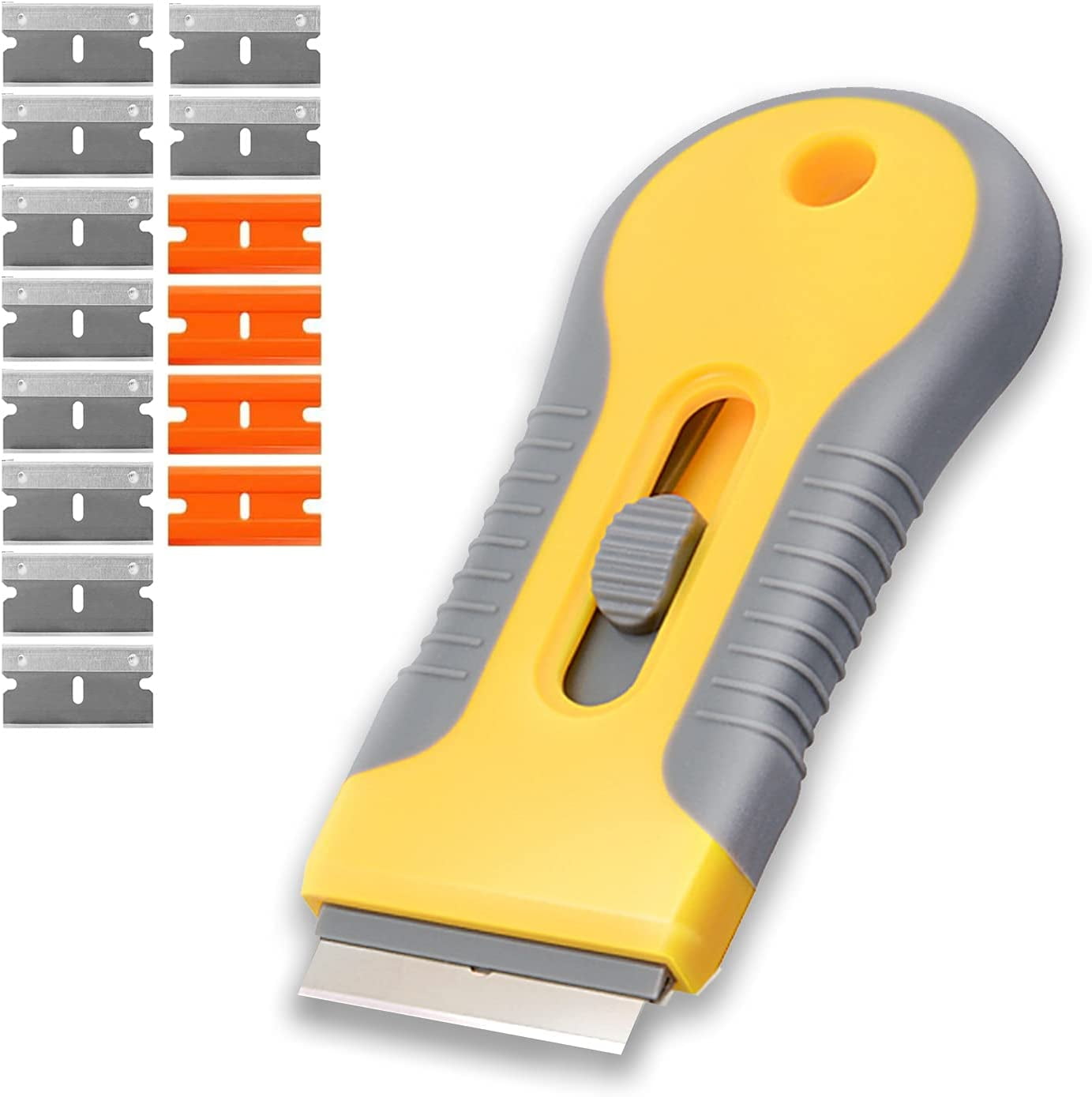 Razor Blade Scrape with 15pcs Extra Blades, Scraper Tool, Razor Blade ...