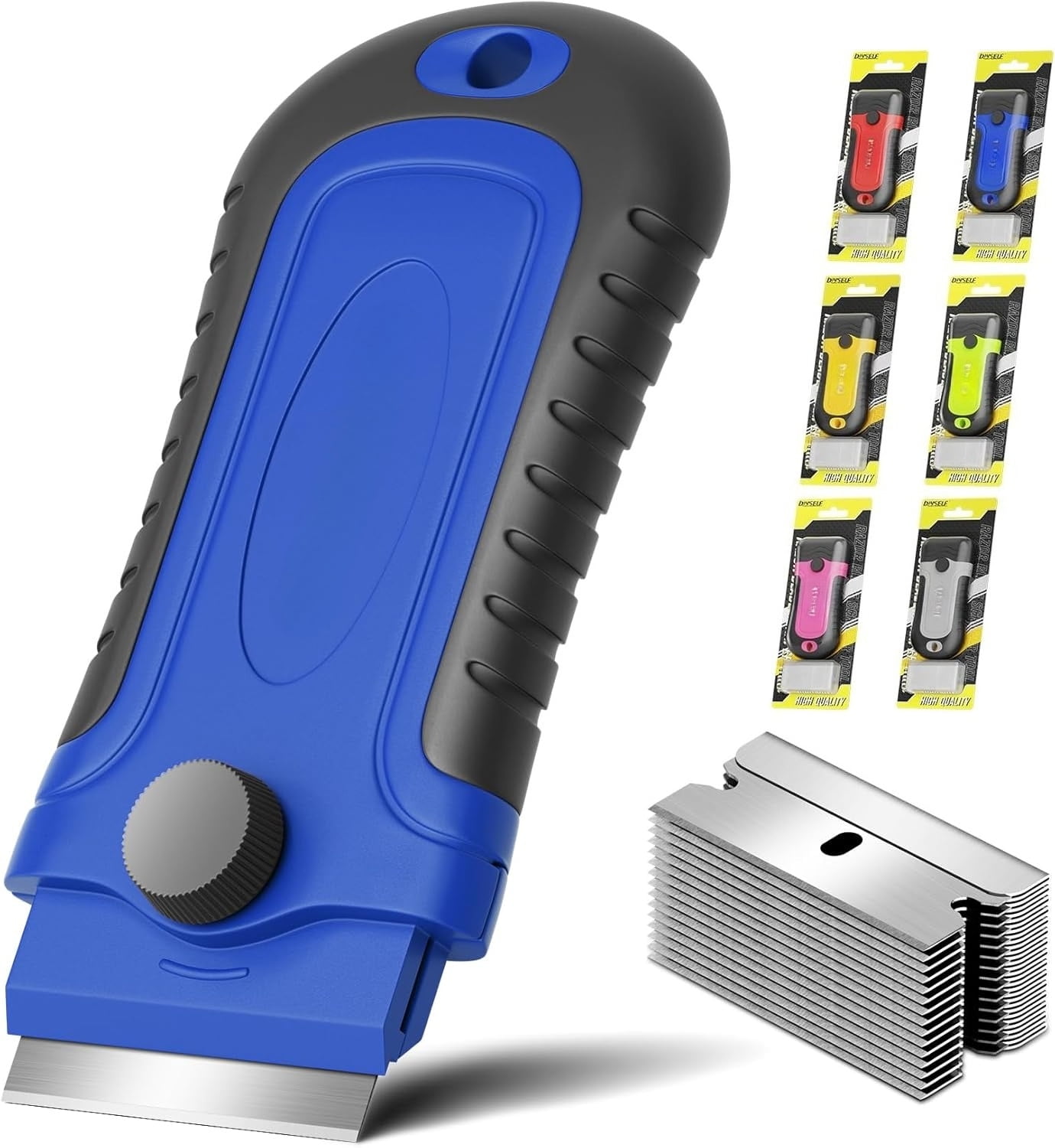 Razor Blade Scraper with 15 Extra Blades, Scraper Tool for Cleaning ...
