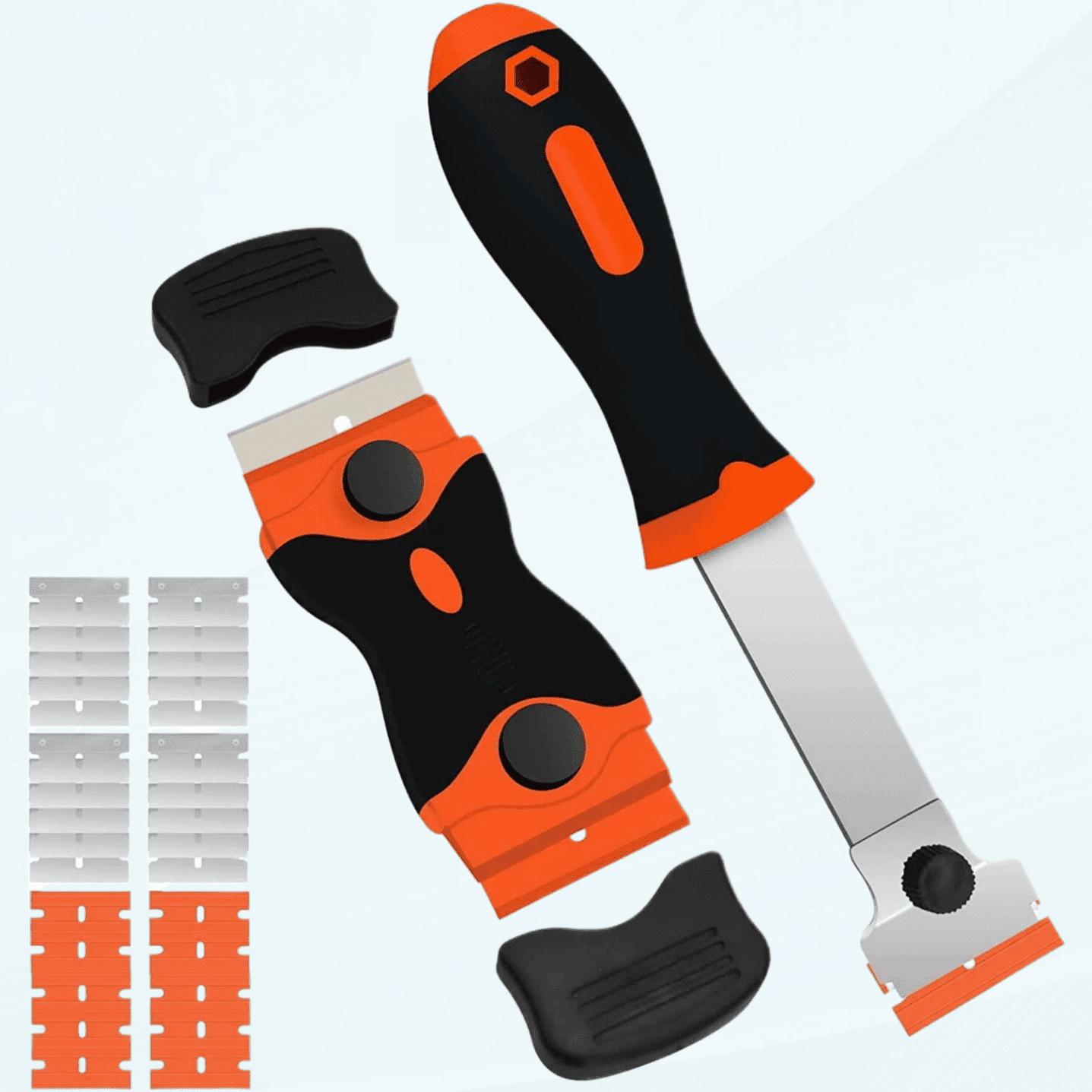 Razor Blade Scraper, 2 PCS Razor Scraper Tool for Removing Label ...