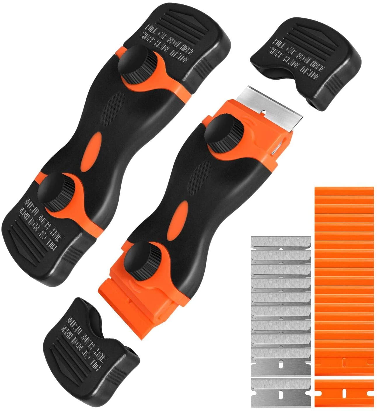 Razor Blade Scraper, Double Edge Razor Scraper Remover Tool with 30 Pcs ...