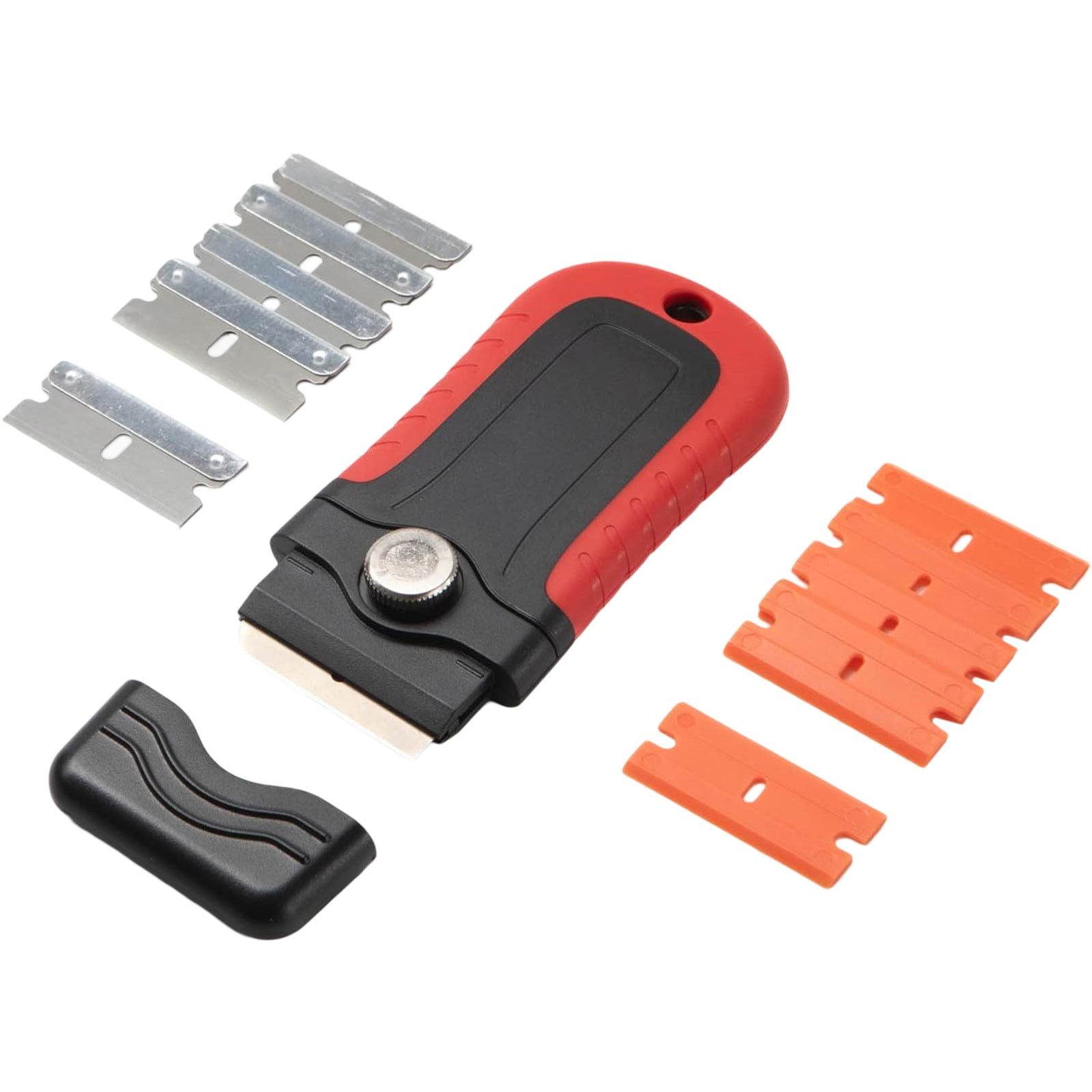 Razor Blade Scraper Tool with 10 Blades (5 & 5 Metal) - Glass Cooktop ...