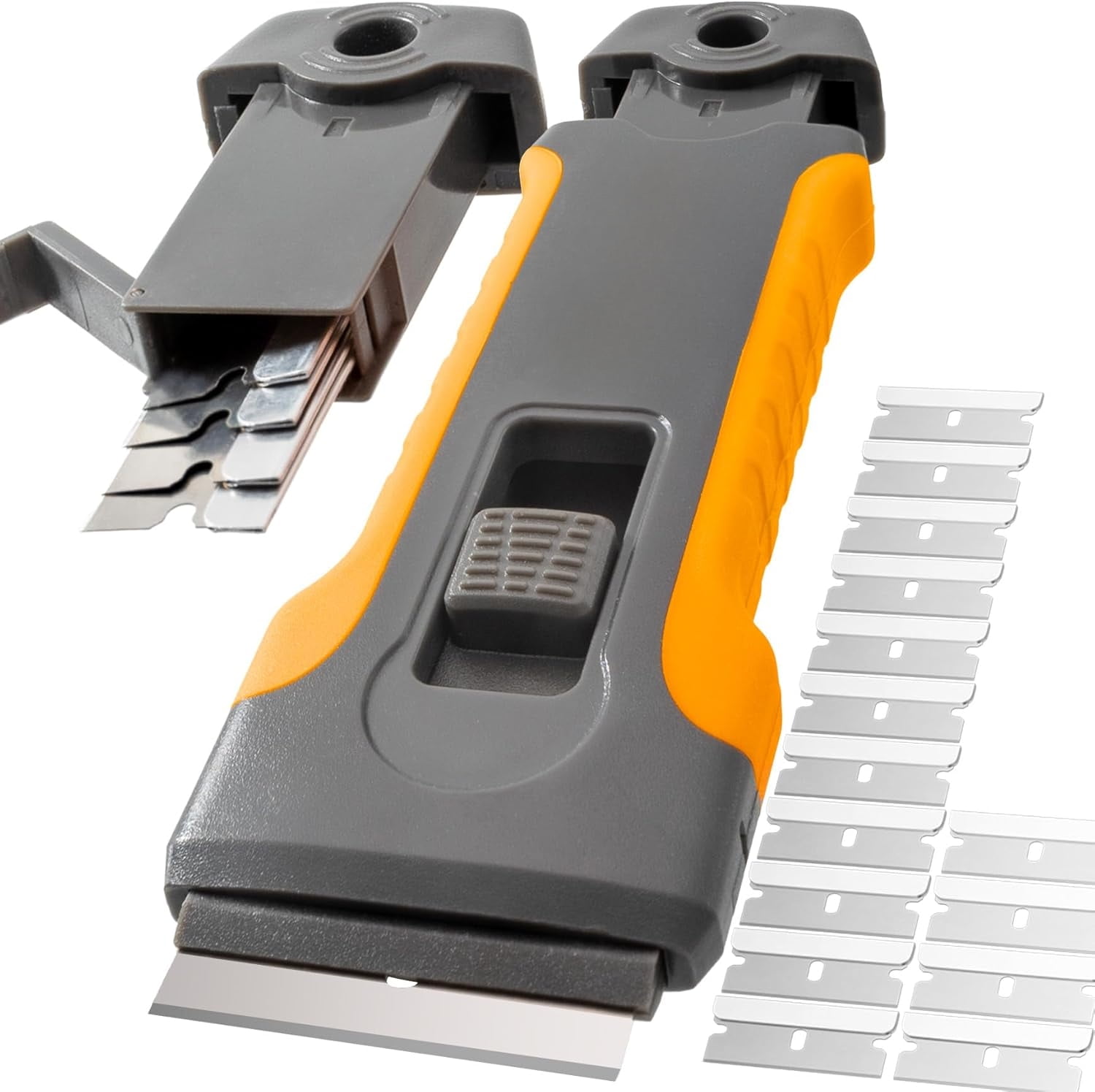 Razor Blade Scraper Tool with Extra Blades, Cleaning Razor Scraper for ...
