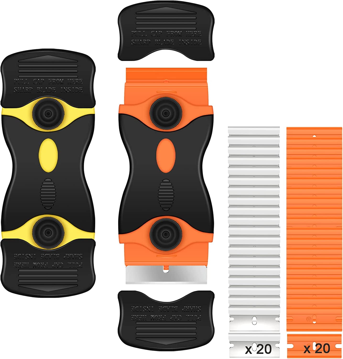 Razor Blade Scrapers, Multi-Purpose Scraper Tool, Cleaning Razor ...