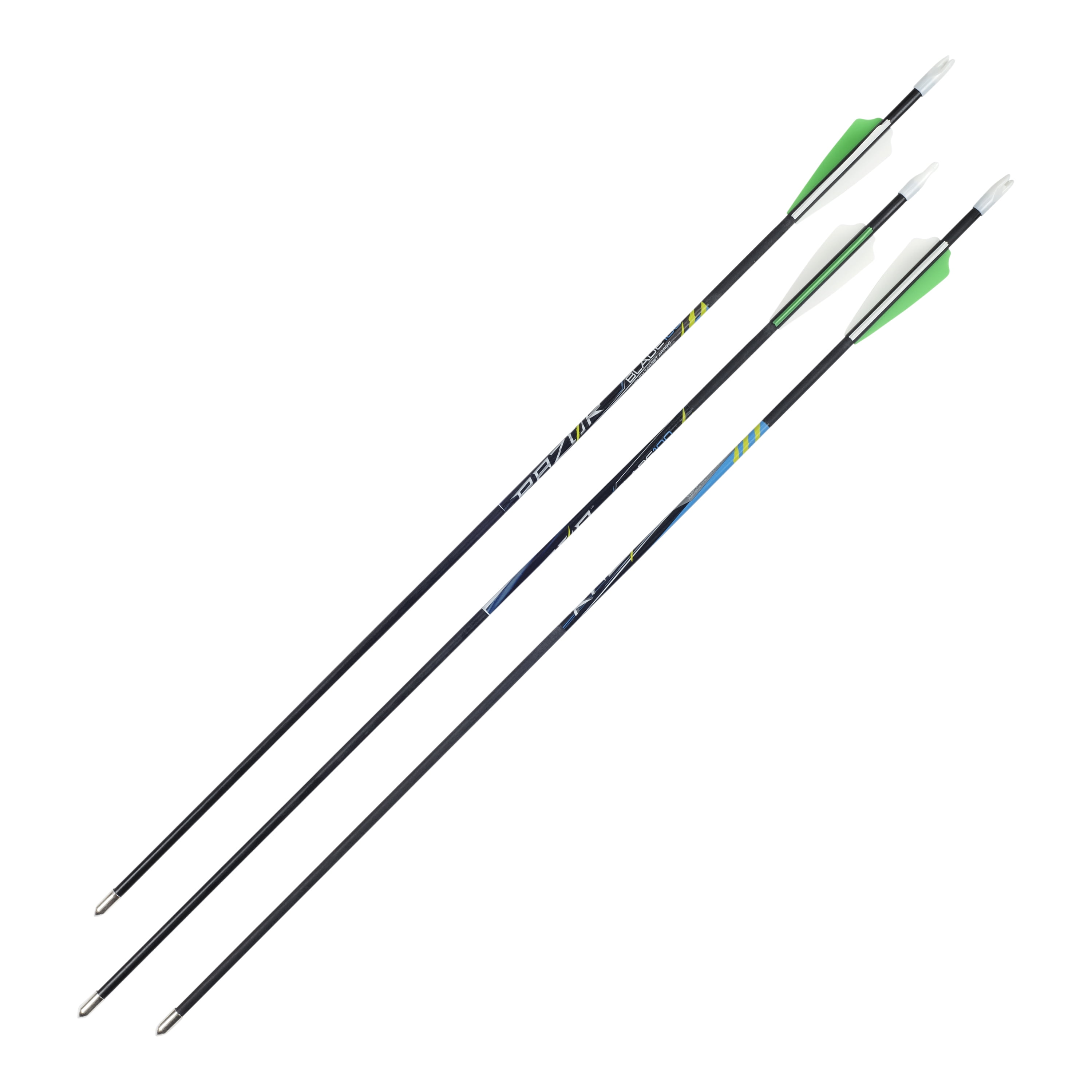 Razor Blade100 Youth arrows by Allen Company, 3-Pack, 26" L, Fiberglass ...