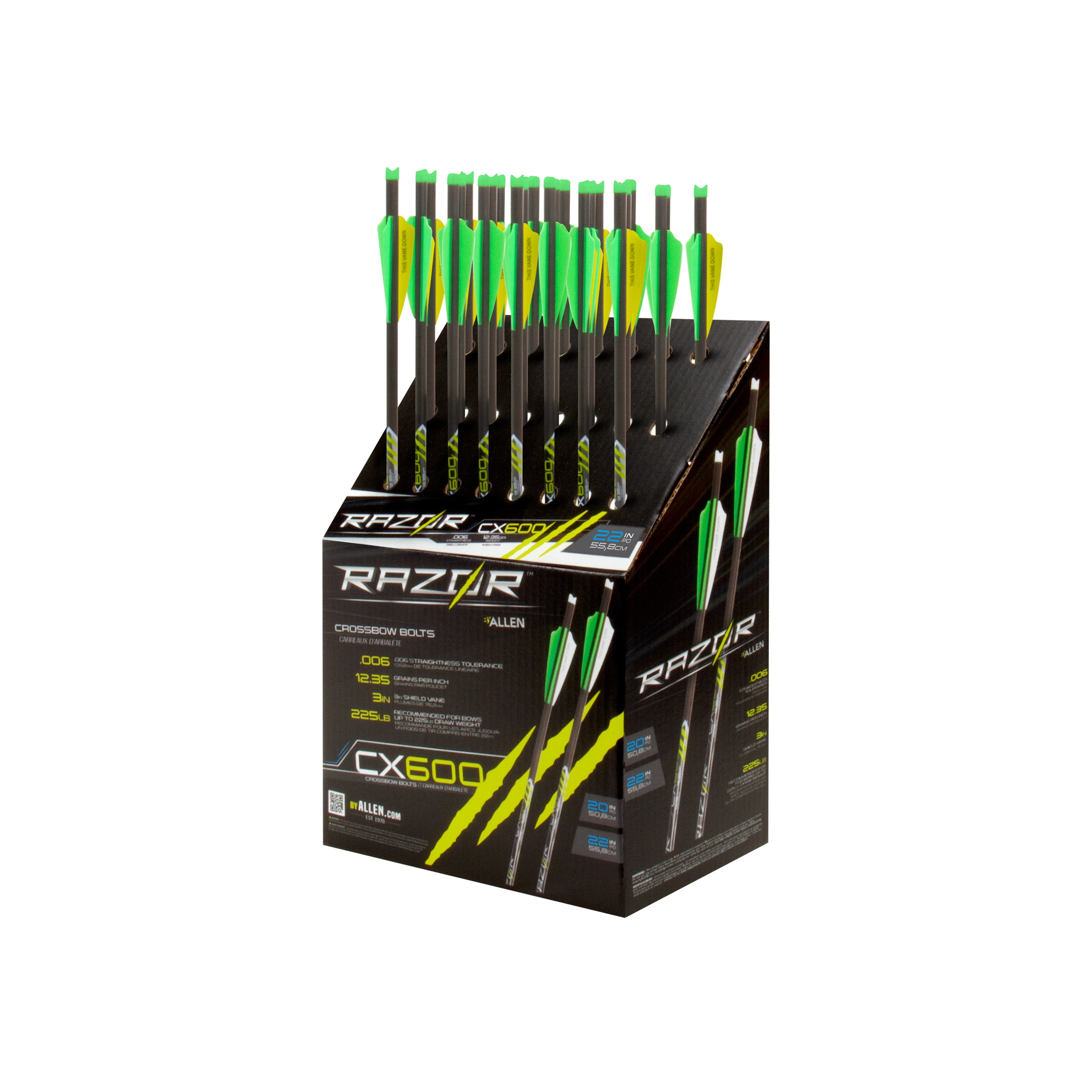 Razor Cx600 22" Entry Level Crossbow Bolts, Multi-Color - Walmart.com