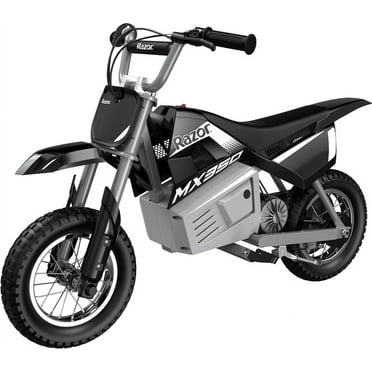 Razor Mini Youth Motocross MX125 Electric Dirt Bike - Black, Ideal for Kids 7+, 40-80 lbs with ...