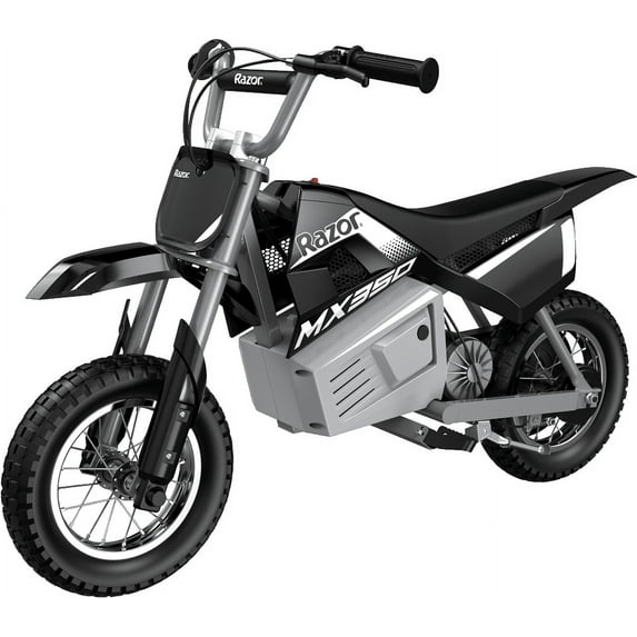 Razor MX350 Dirt Rocket - Black, 24V Electric-Powered Motocross Dirt ...