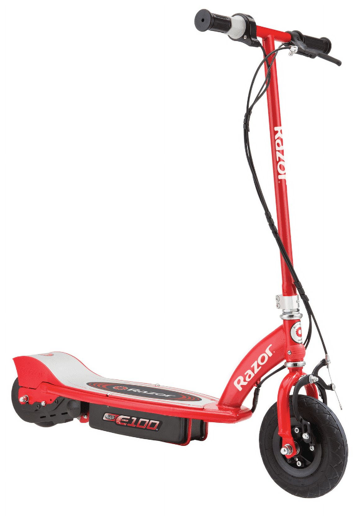 Razor E100 Electric Scooter - Red, for Kids Ages 8+ and up to 120 lbs ...