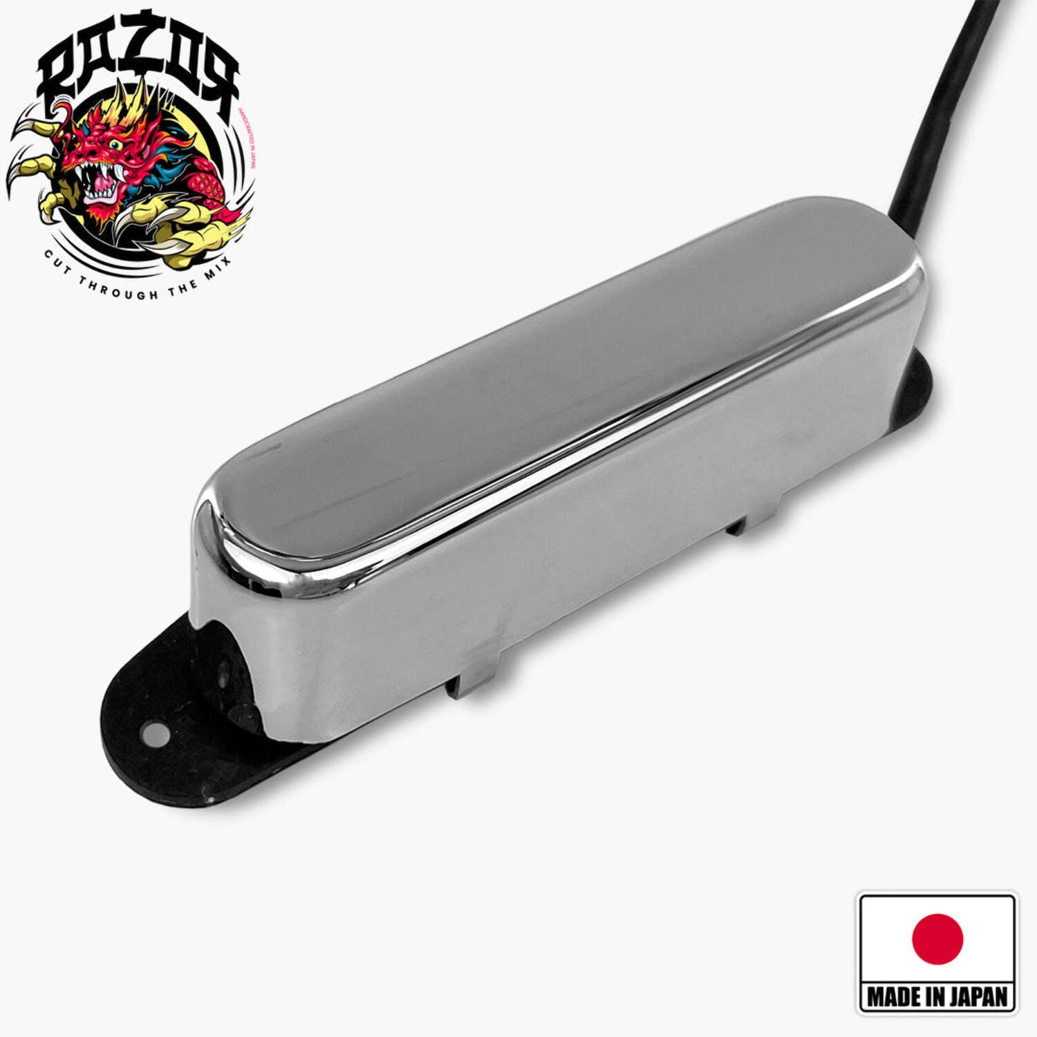 Razor® Hihō Hidden Gem Single-Space Stacked Humbucking Neck Pickup For Telecaster® - Chrome ...
