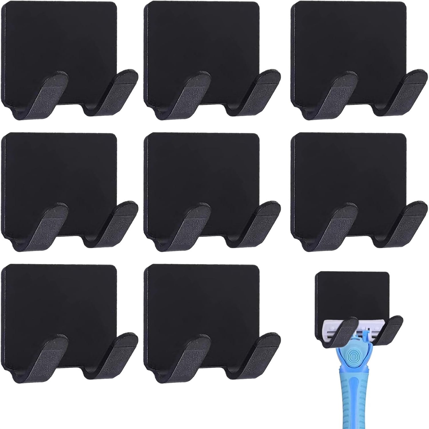 Razor Holder Hook, Multi-Purpose Hook, Self-Adhesive Stainless Steel ...