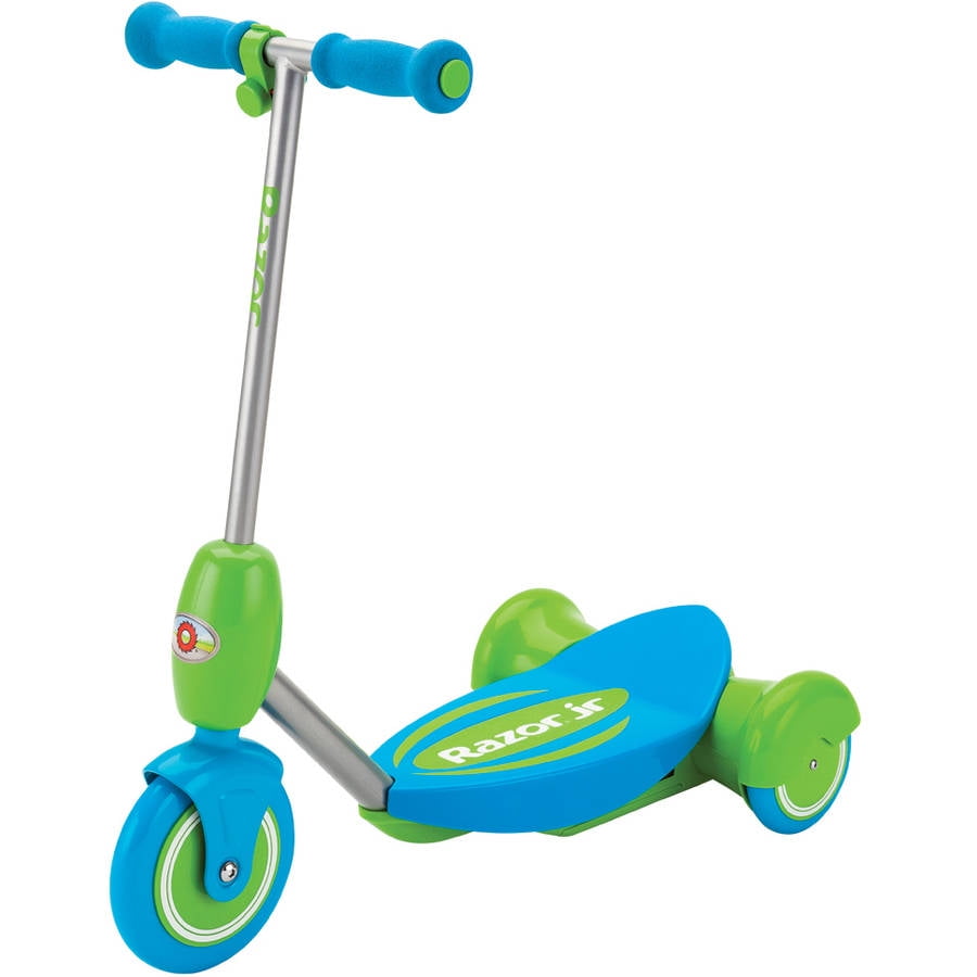 Razor Jr. Lil E Kids' Electric Scooter Green/ Blue- Ages 3+ - Walmart.com