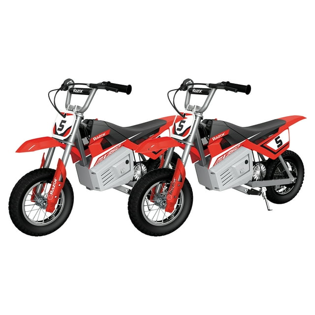 Razor MX350 Dirt Rocket Electric Motocross Motorcycle Dirt Bike, Red (2 ...