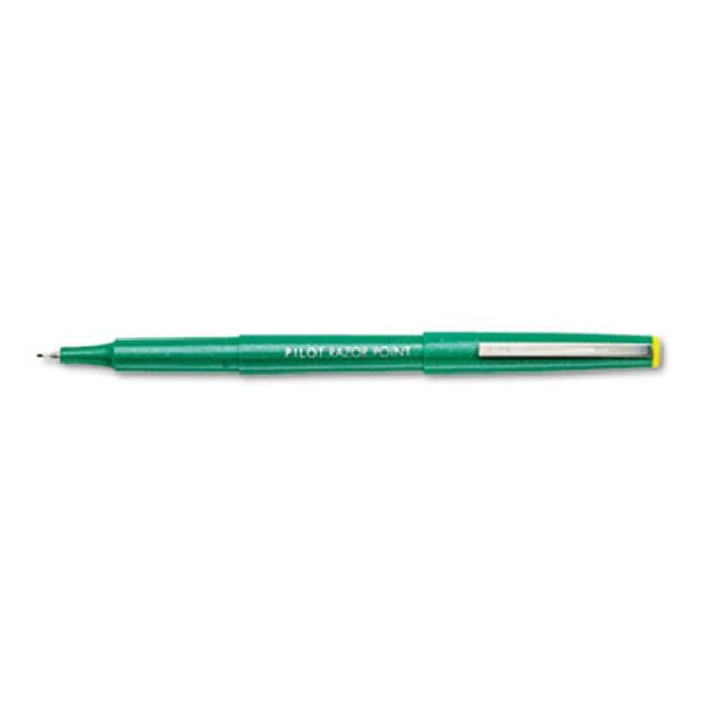 Razor Point Porous Point Stick Pen - Green Ink - Extra Fine - Dozen ...