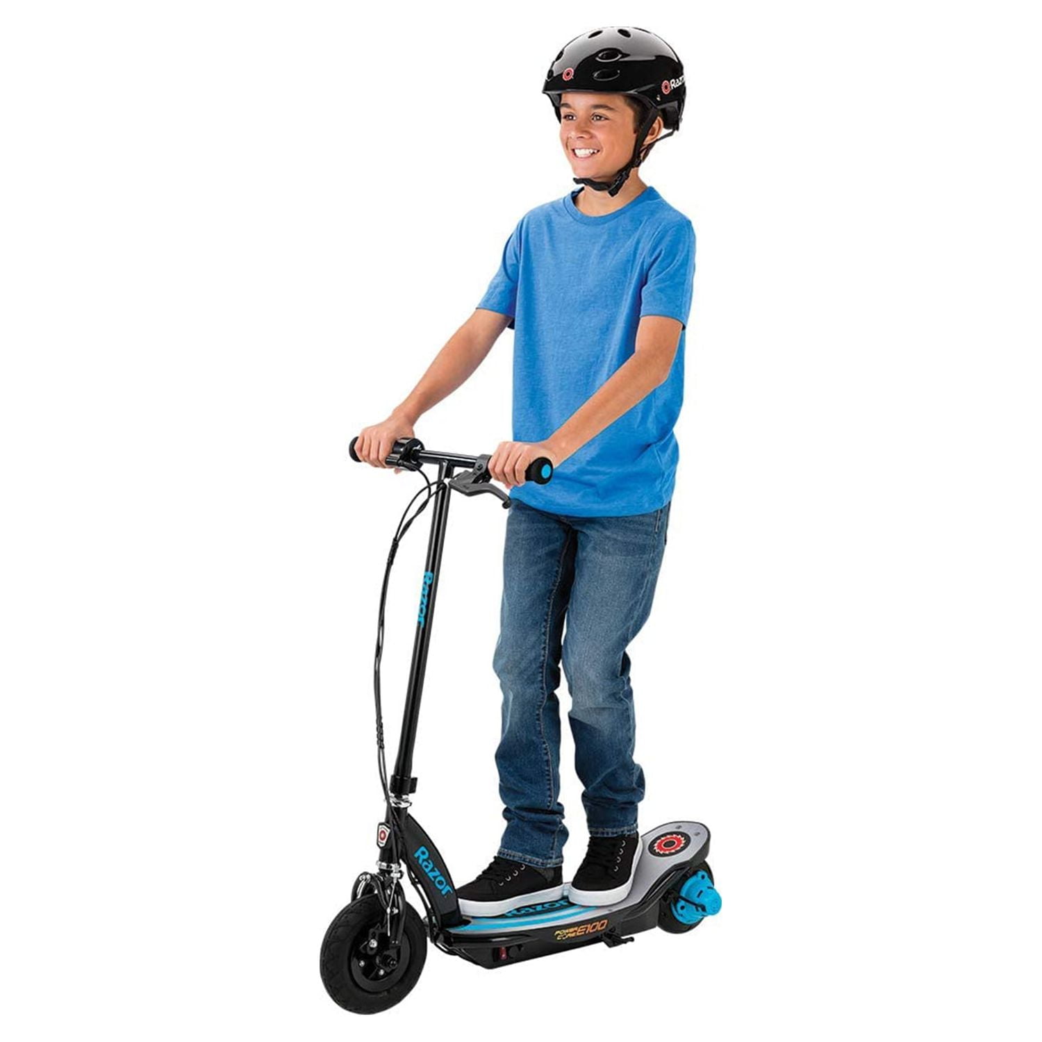 Razor Power Core E100 Electric Scooter with Aluminum Deck - Blue, for ...
