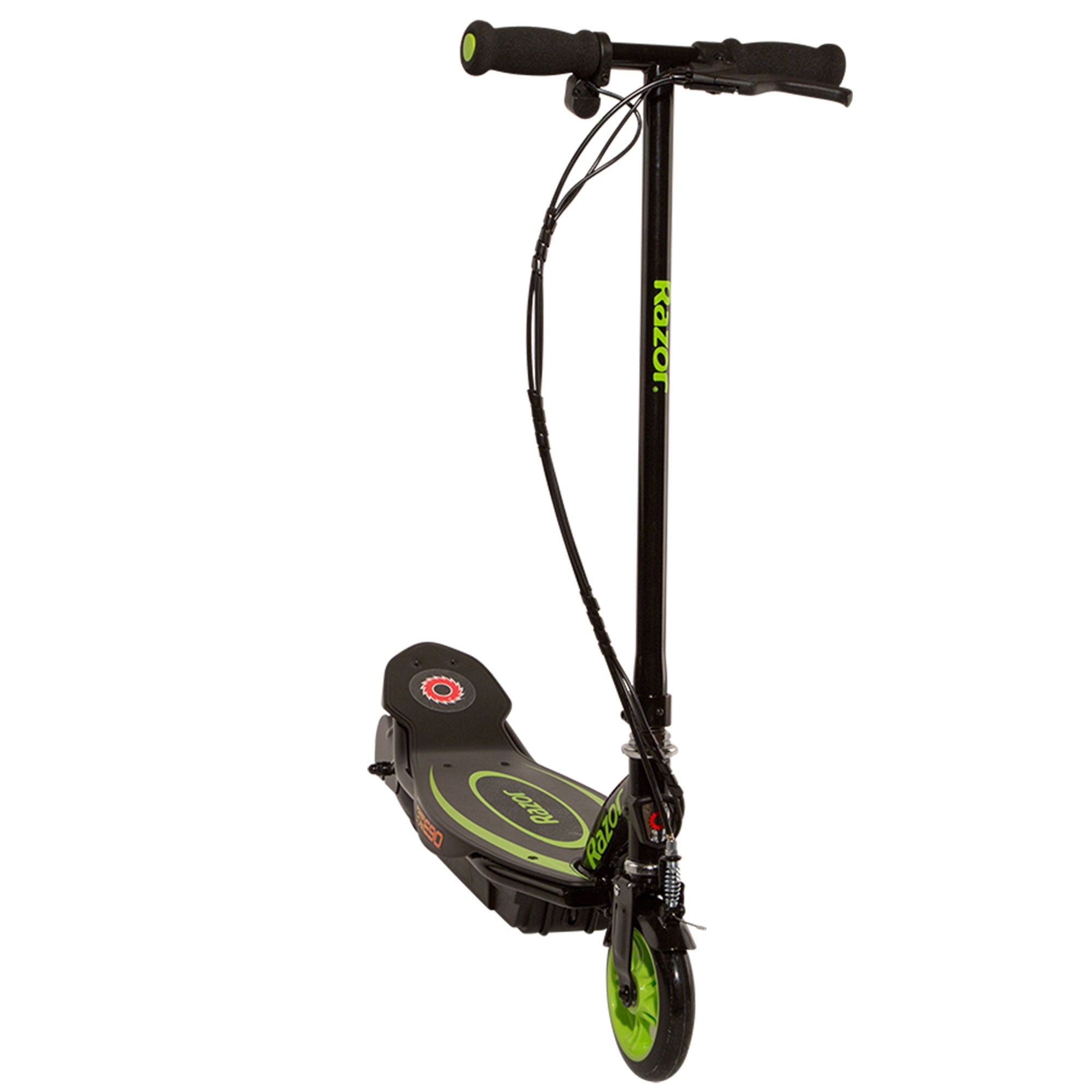Razor Electric Scooter, Green, Push Button Throttle, 10 mph Speed, Kids ...