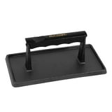 Razor Cast Iron Griddle Press 9 x 4.5 Inch Rectangle With Stay-Cool ...