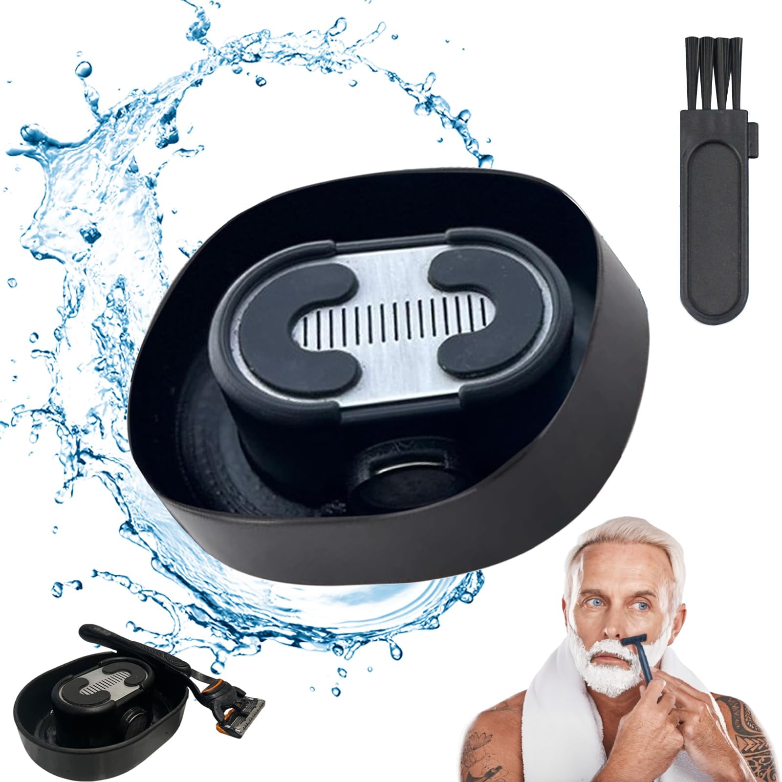 Razor Rinser Manual Push-Type Razor Rinser Clean Your Razor Efficiently ...