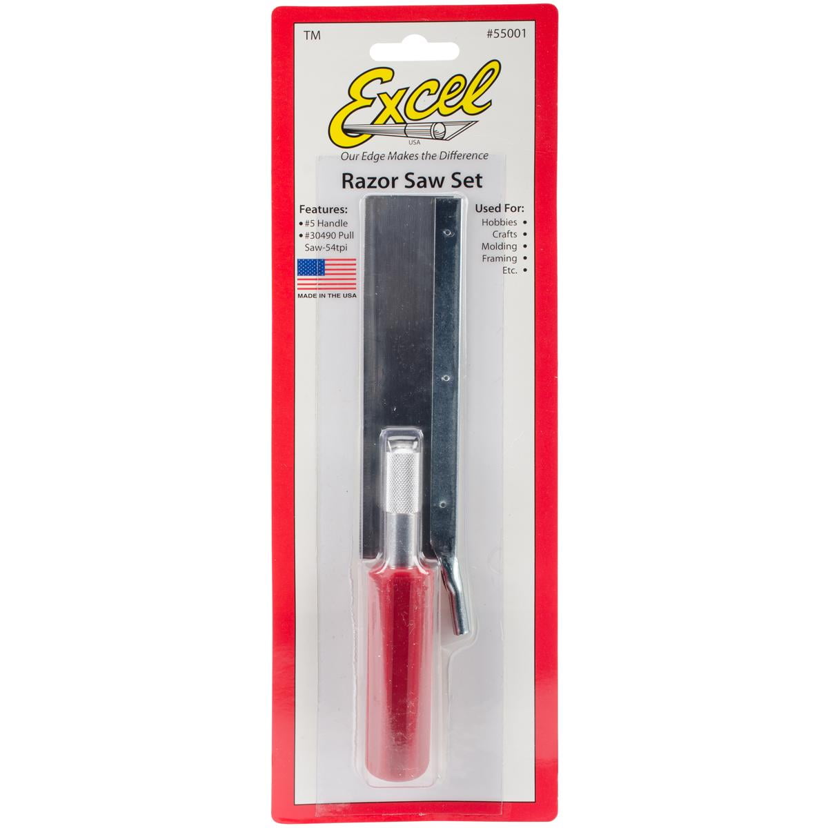 Razor Saw Set K5 Handle & 5" Saw Blade-Red Handle - Walmart.com
