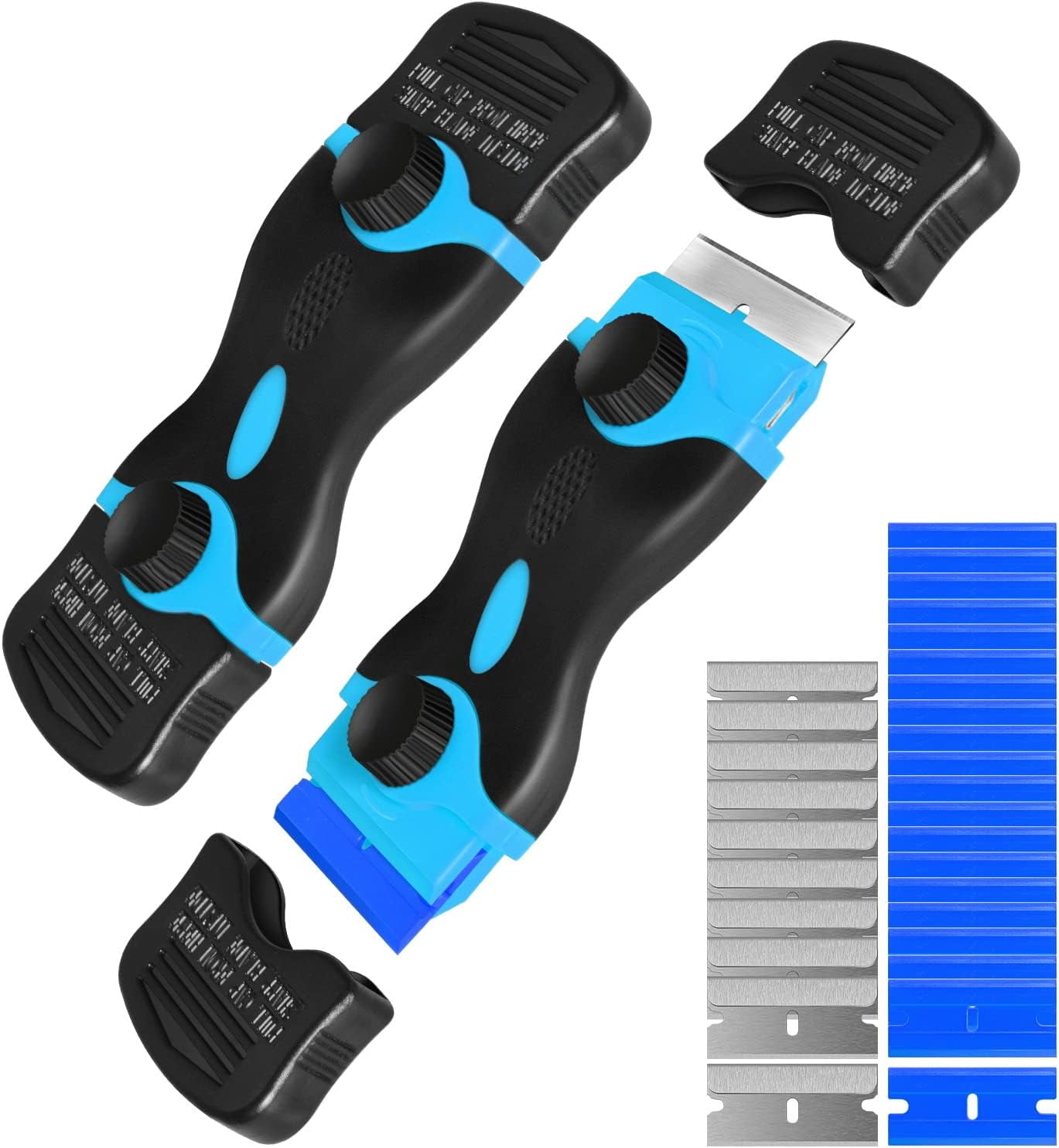 Razor Scraper, Double Edge Razor Scraper Remover Tool with 30 count ...