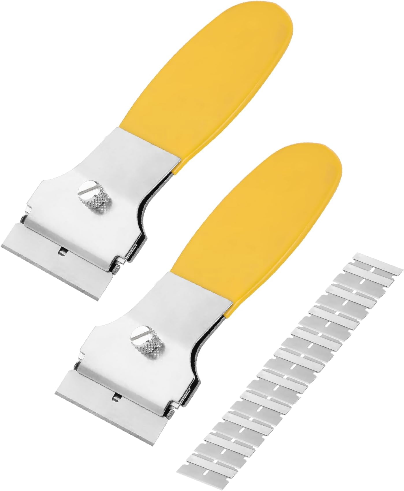 - Razor Scraper Set, 2 , Yellow, Locking Razor Scraper Set with 10 ...