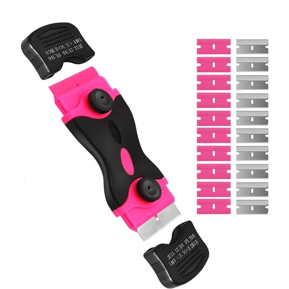 Razor Scraper Tool, Cleaning Scraper Tool with 20 count Metal & Plastic ...