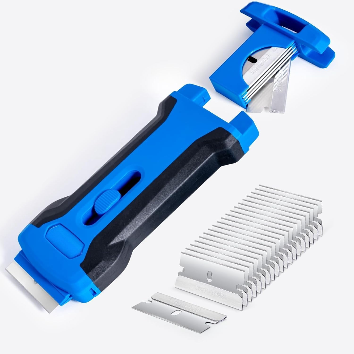 Razor Scraper Tool with 20 count Extra Stainless , Scraper for Glass ...