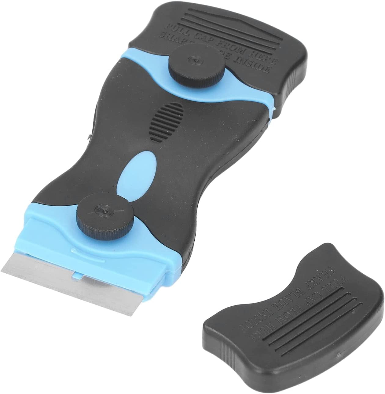 Razor Scrapers, 2 in 1 Scraper Tool Ergonomic Handle Metal Plastic ...