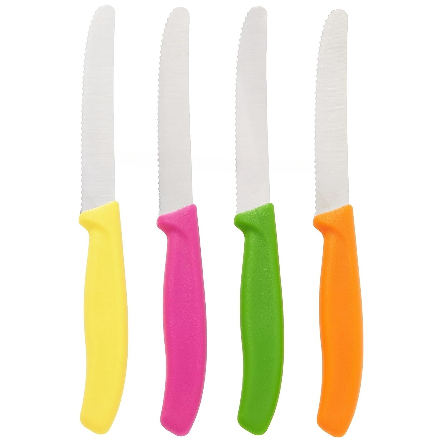 Razor Sharp Serrated Edge, Ergonomic Fibrox Pro Handle, Four (4) Pack ...