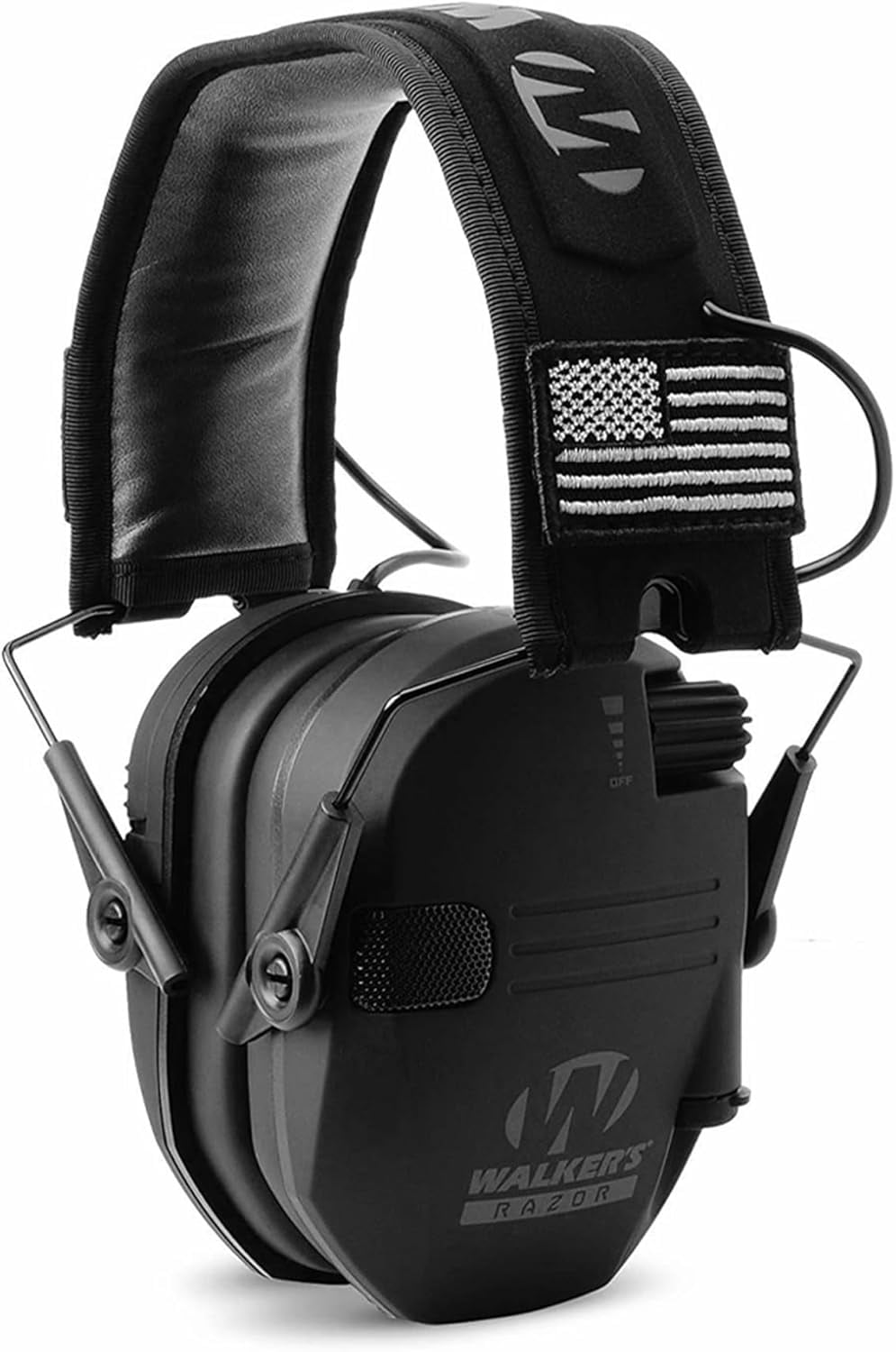 Razor Slim Shooter Electronic Folding Ear Protection Muffs, Tan Patriot ...
