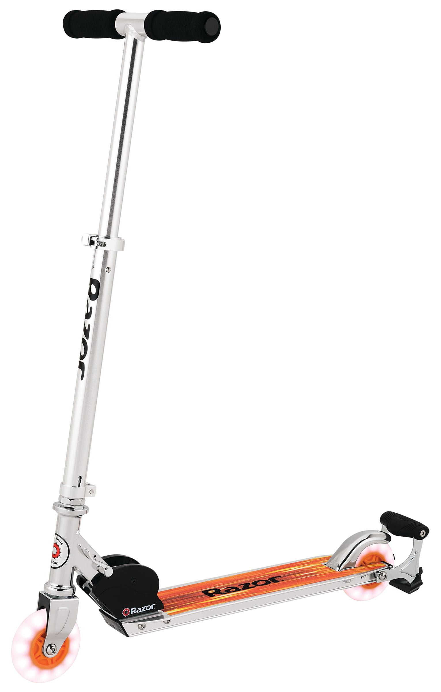 Razor Spark Ultra Kick Scooter W/ LED Wheels Orange - Easy Open ...