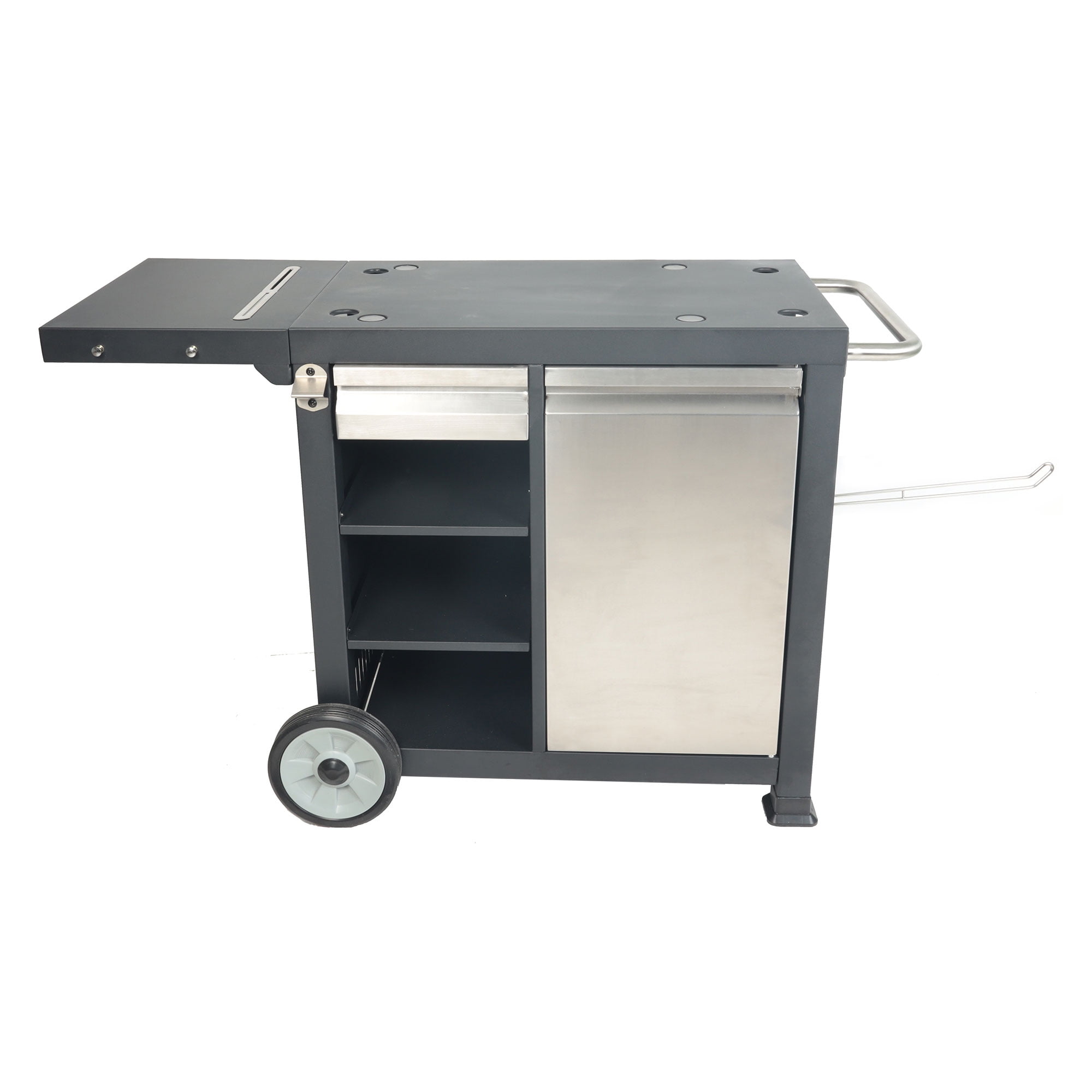 Razor Universal Prep Cart with Wheels for Portable Outdoor Griddle and ...