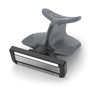 Razor in Carbon Black with 2 Razor Blade Refills - Starter Pack ...