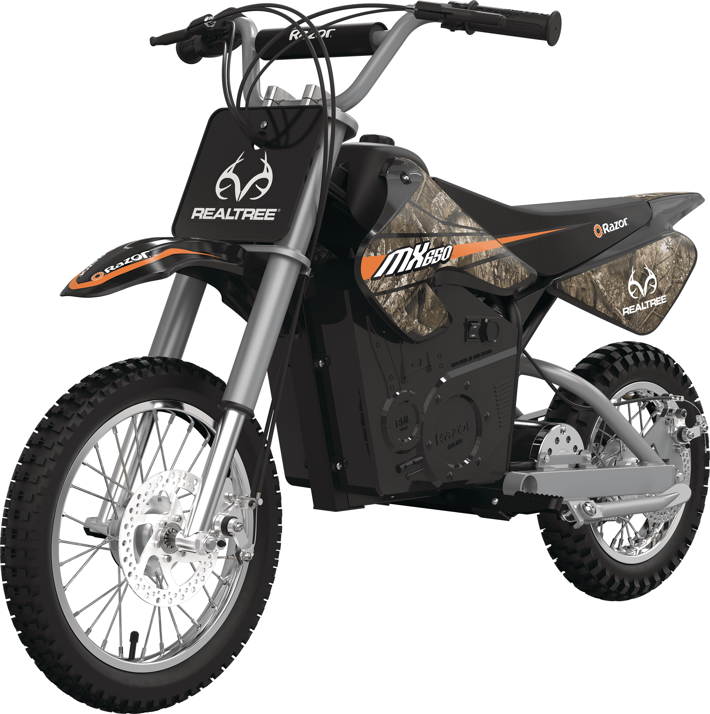 Razor x Realtree Dirt Rocket MX650 - 36V Electric-Powered Dirt Bike, up to 17 mph, Ride-on for ...