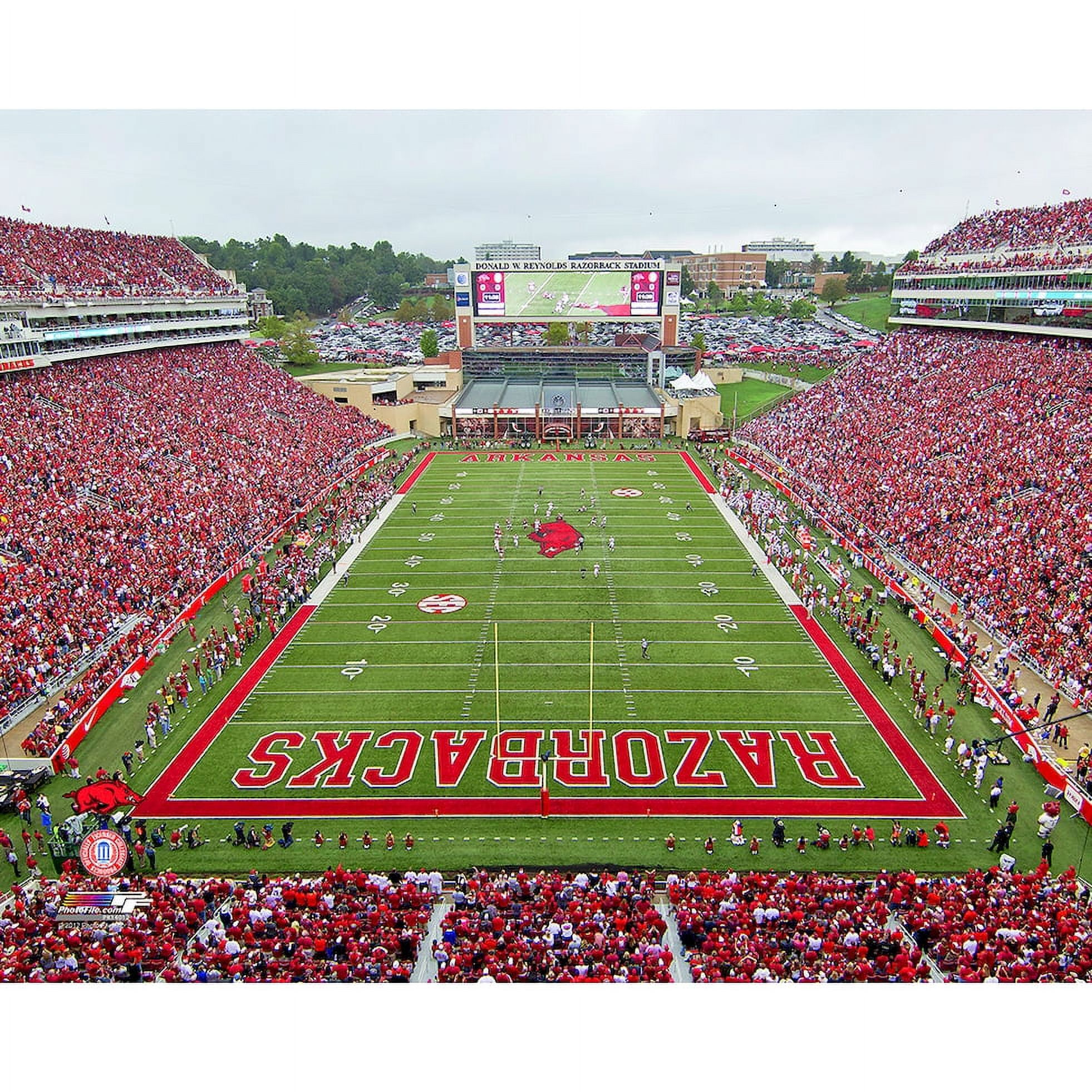 Razorbacks Stadium University of Arkansas Razorbacks 2012 16"x20" Print ...