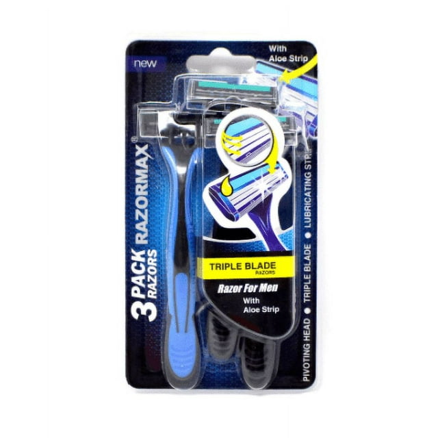 Razormax 3-Pack of Triple Blade Razors, Mens (3 Pack) - Walmart.com