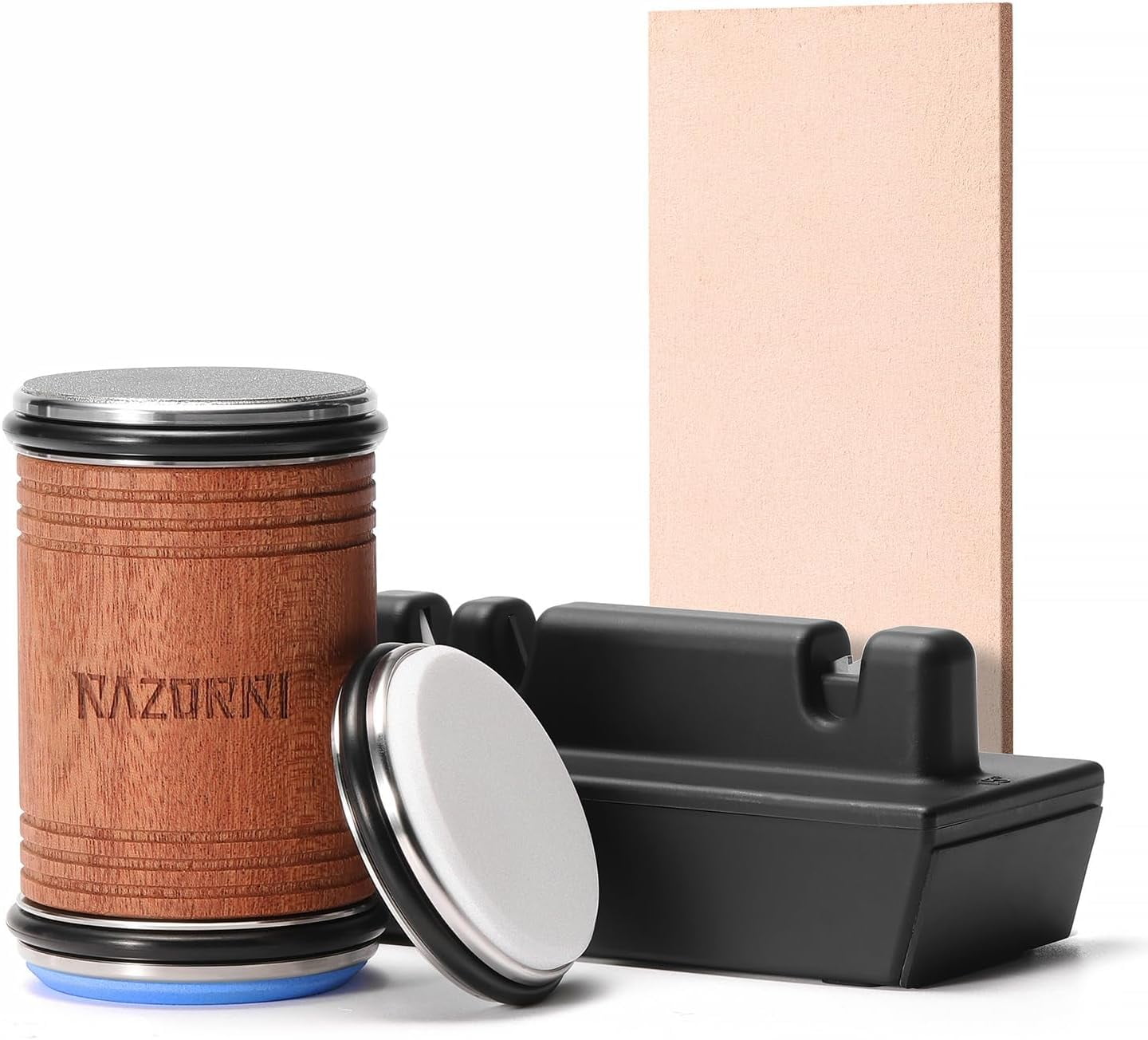 Razorri Rolling Knife Sharpener Kit 3 Different Grit Stones Discs #400 ...