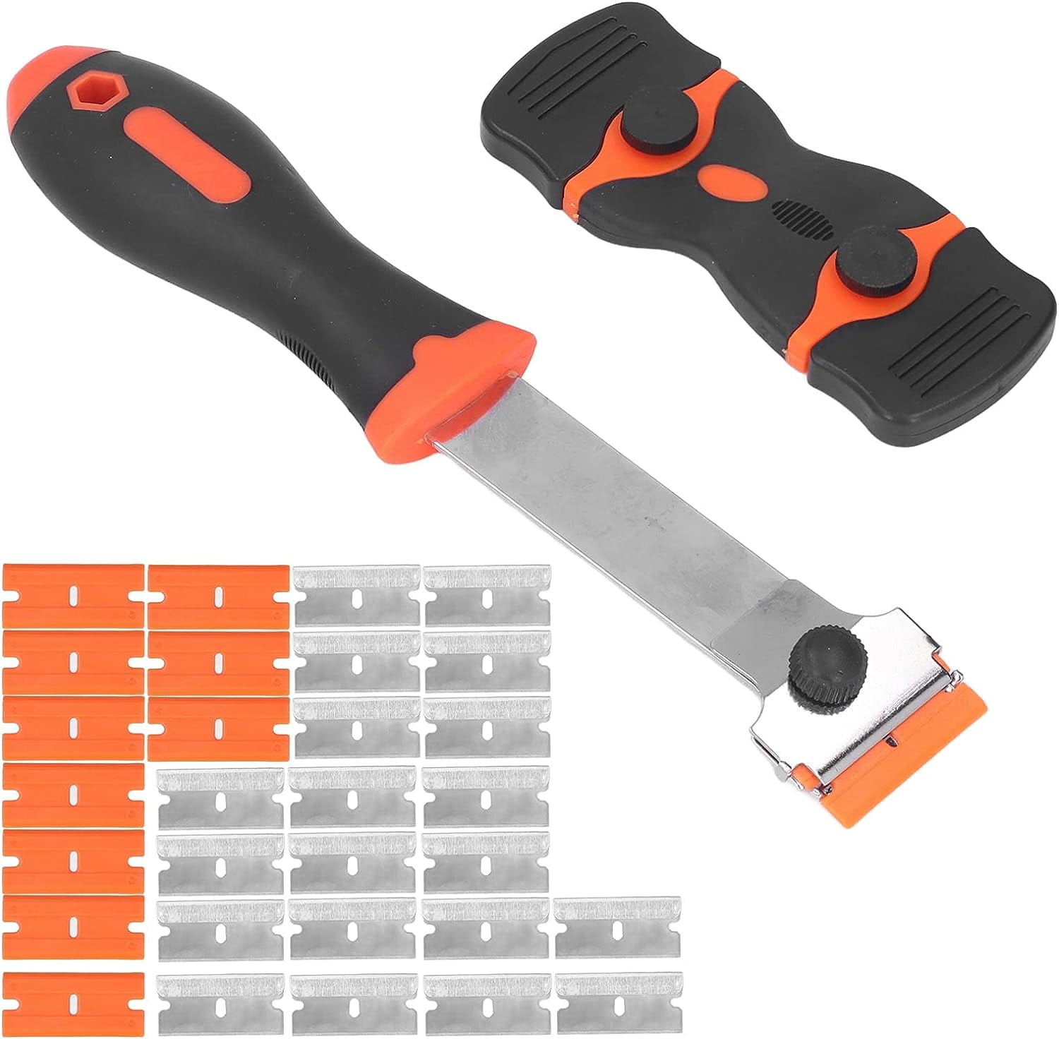 Razors Blades Scraper, Double Edged Razors Blades Scraper Tool with 32 ...