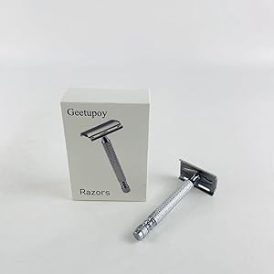 Razors, Long Handle Double Edge Safety Razor - Butterfly Open Razor ...