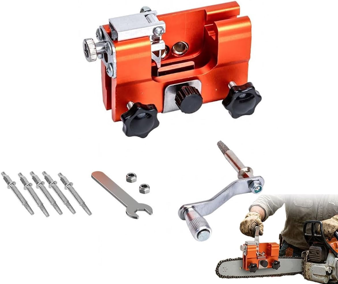 Razorwolf Chainsaw Sharpener,Chainsaw Sharpener Kit with 5 High ...