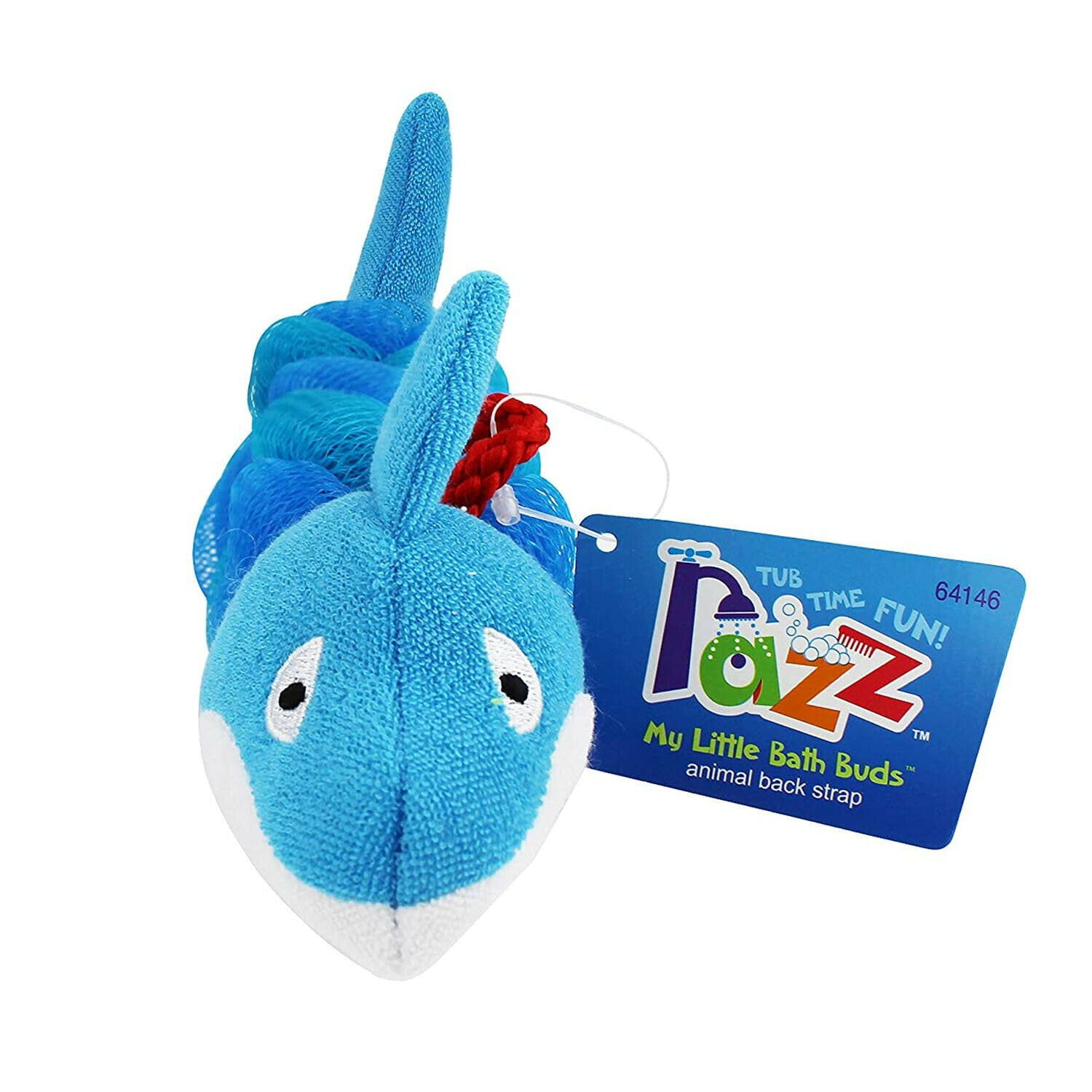 Razz My Little Bath Buds Animal Bathtime Scrunchies Braided Bath Sponge ...