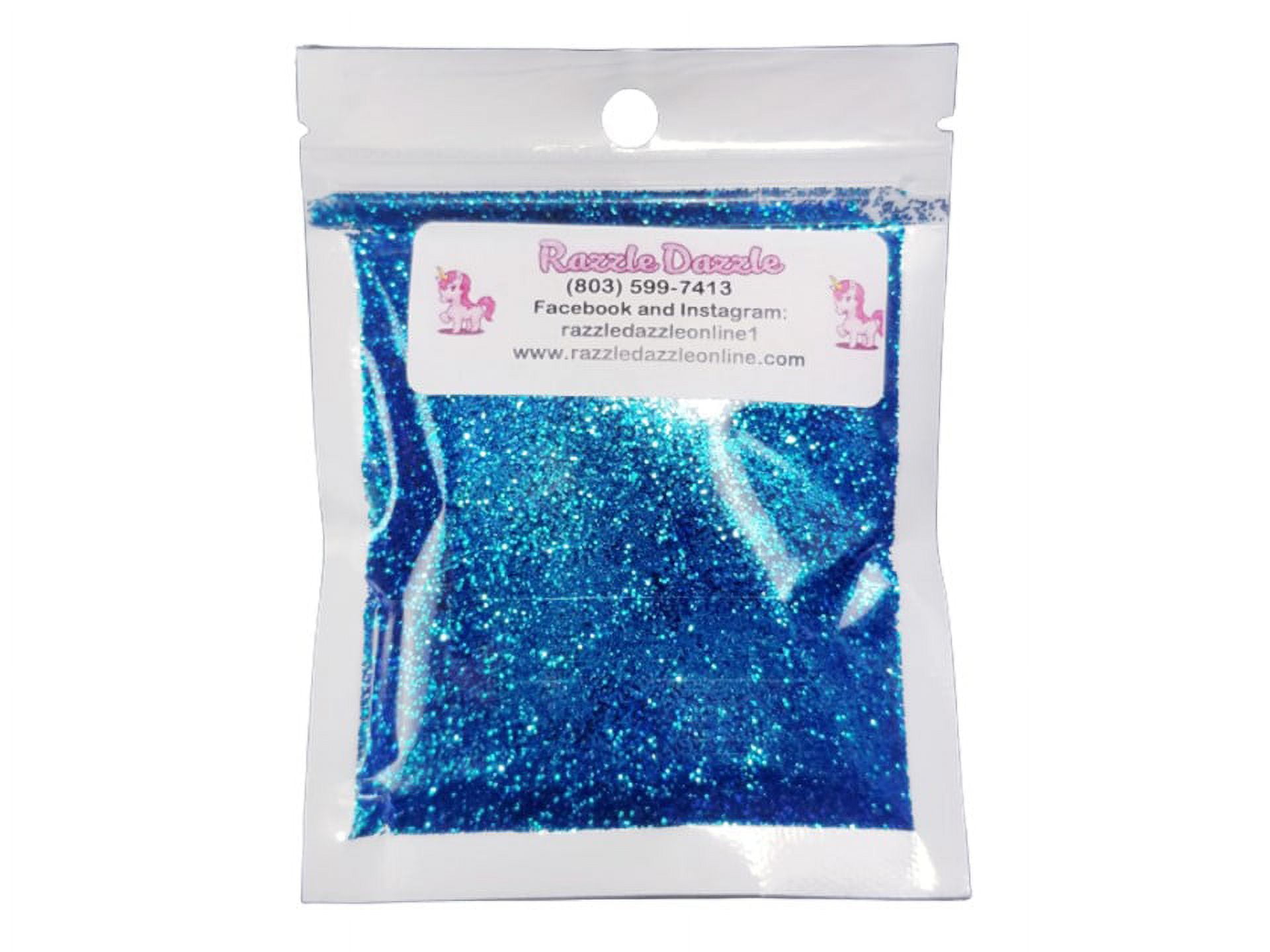 Razzle Dazzle Ocean Blue Color Shifting Glitter, Cut Size - Fine Cut (1 ...