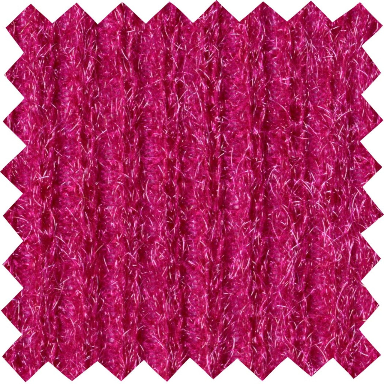 Razzle Dazzle Shaggy Knit Sweater, Faux Fur Fabric by the Yard (MAGENTA ...