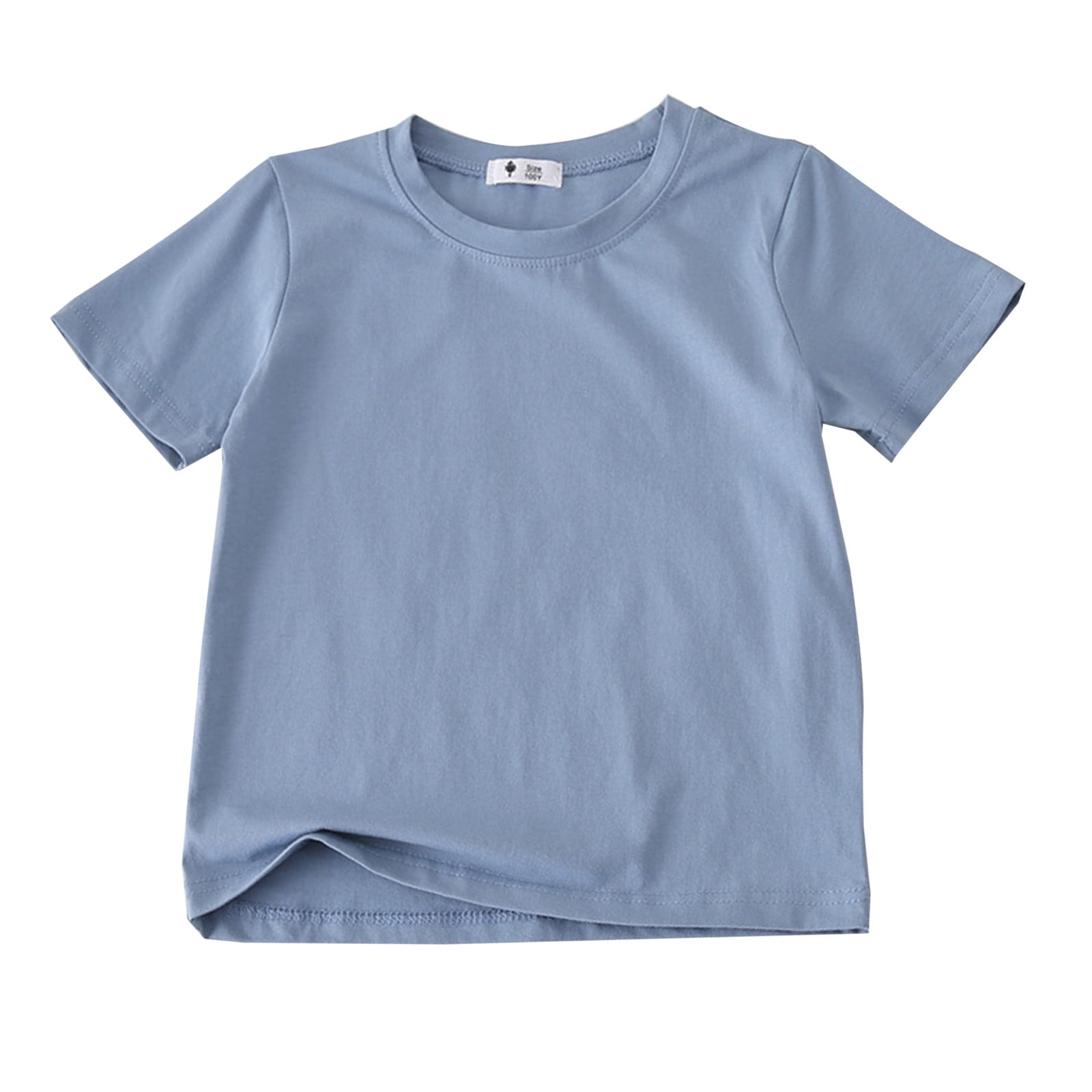 Razzly Little Girls Kid Short Sleeve T Shirts, Solid Color T Shirts ...