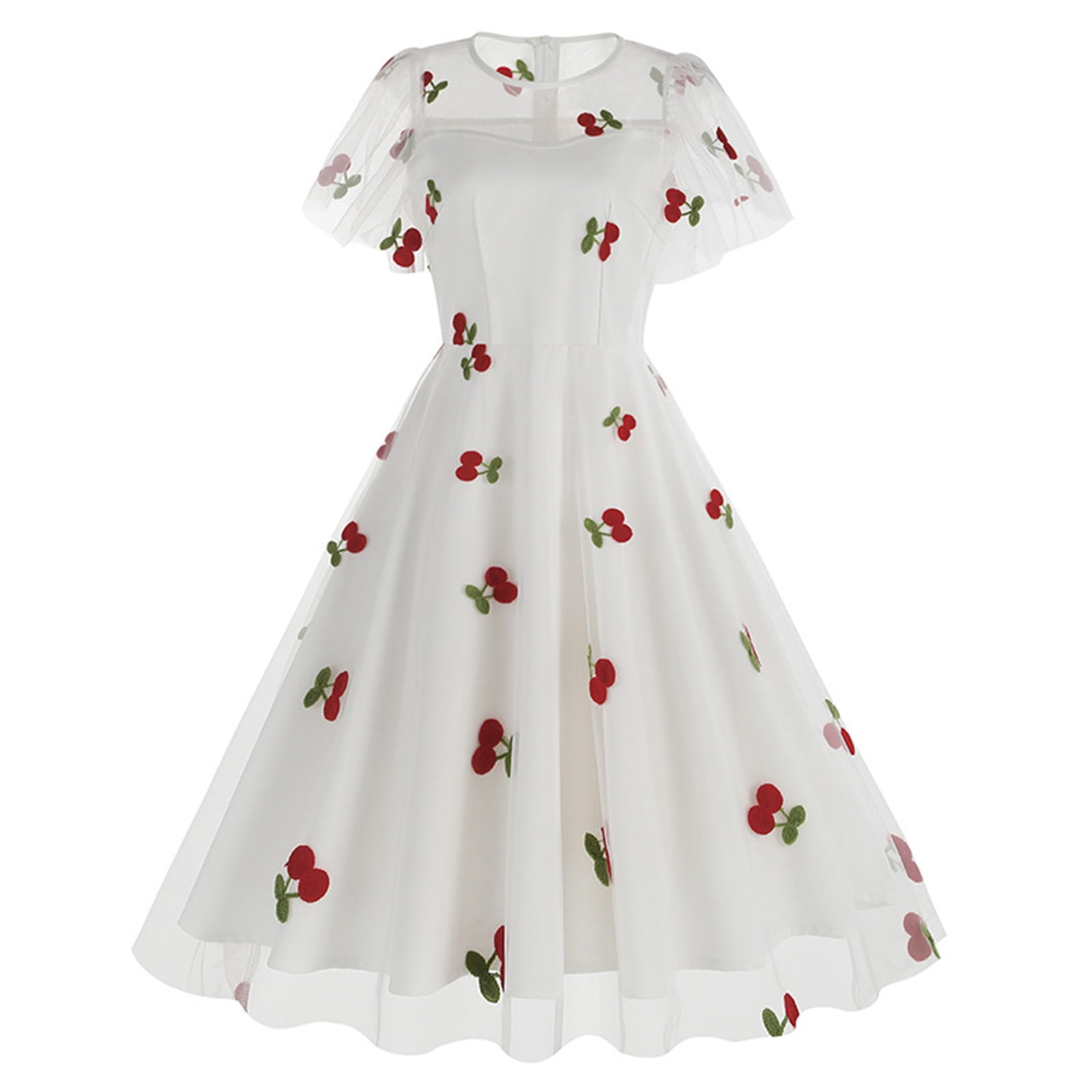 RbCulf 2024 Homecoming Dresses for Ladies Elegant Vintage Ruffle Sleeve ...