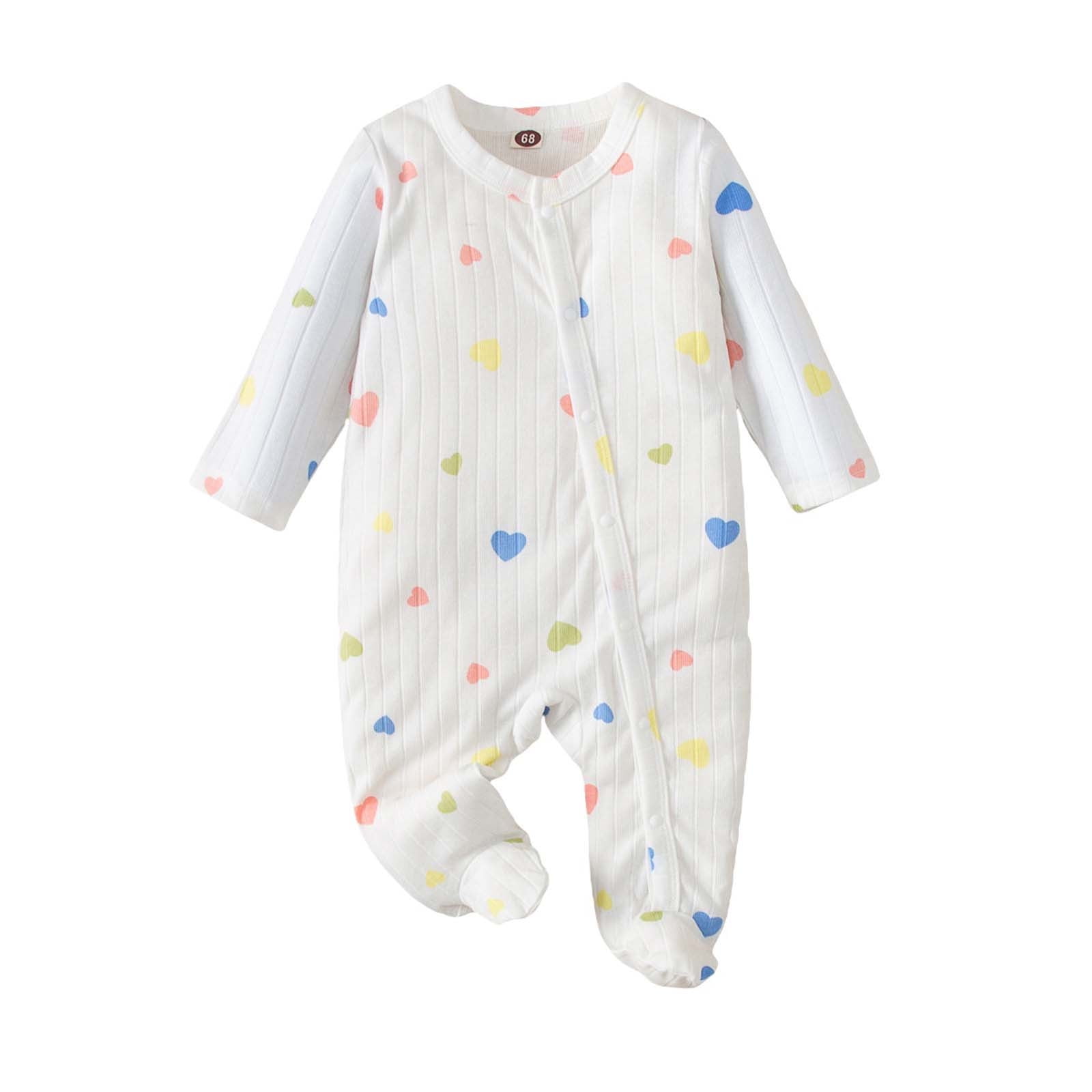 RbCulf Baby Footie Jumpsuit Sleepwear One-piece Romper with Snap, Fall ...
